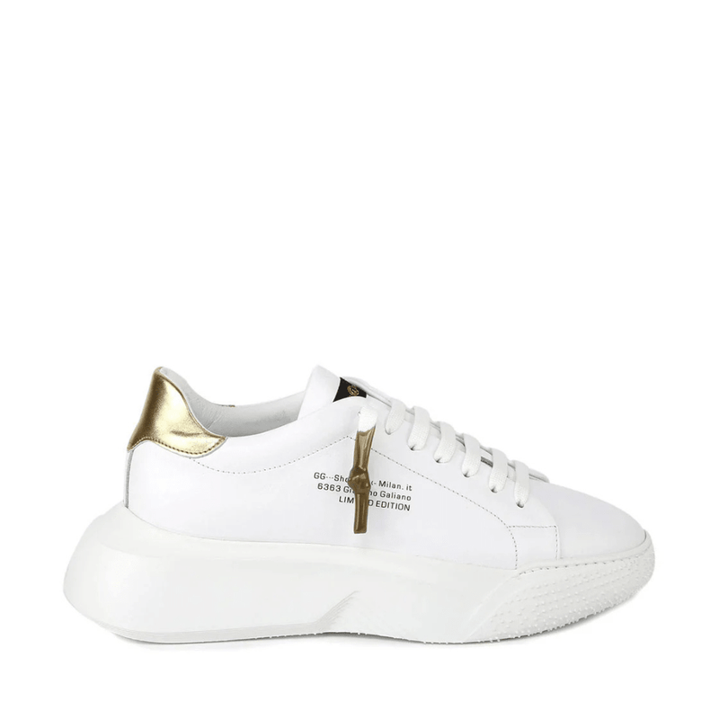 Nemesis White | Gold | Nappa - Giuliano Galiano | Handcrafted Luxury ...
